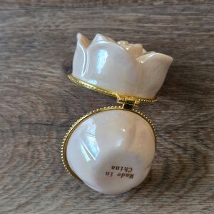 Storage & Organization | Vintage Mary Kay Rose Trinket Box Porcelain ...